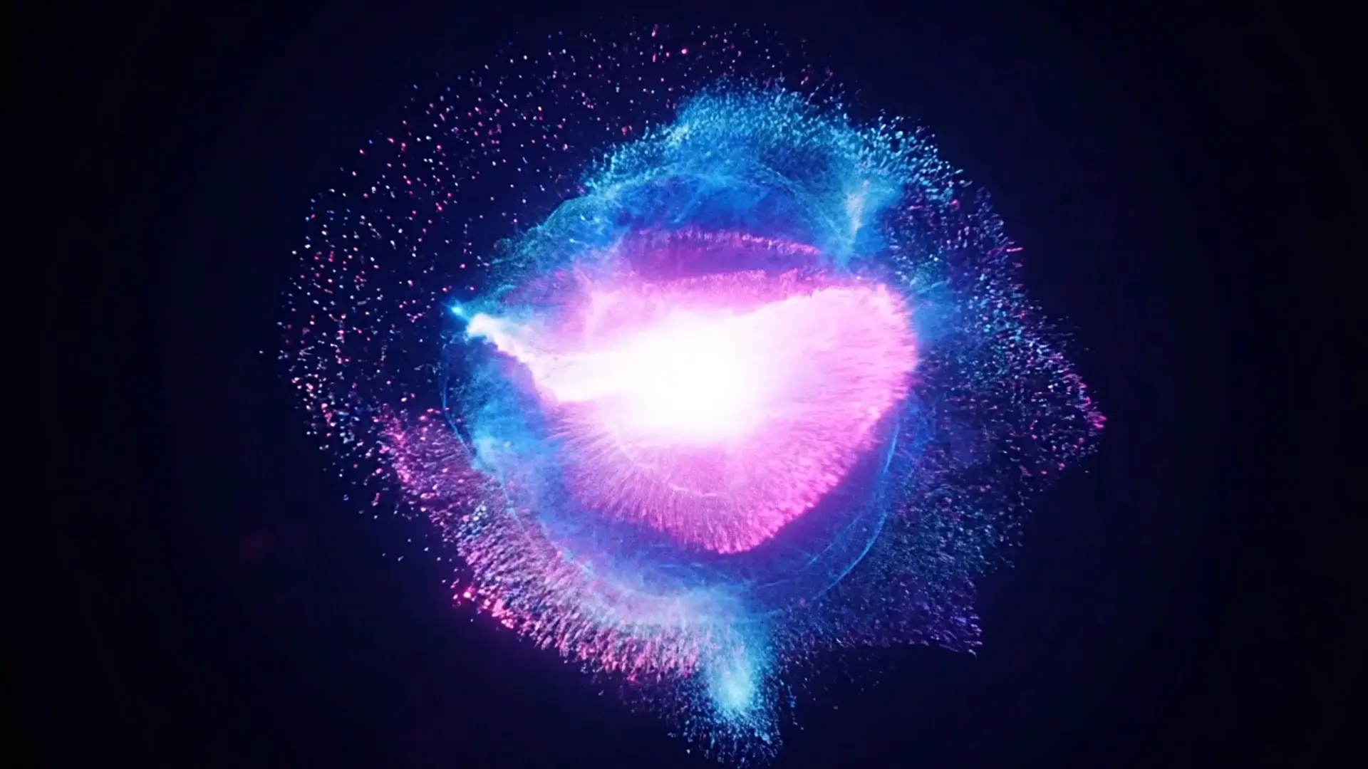 Purple Cosmic Burst Overlay For Starfield Animation Effect | Videos